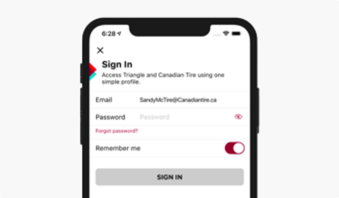 Mobile app download page | Canadian Tire