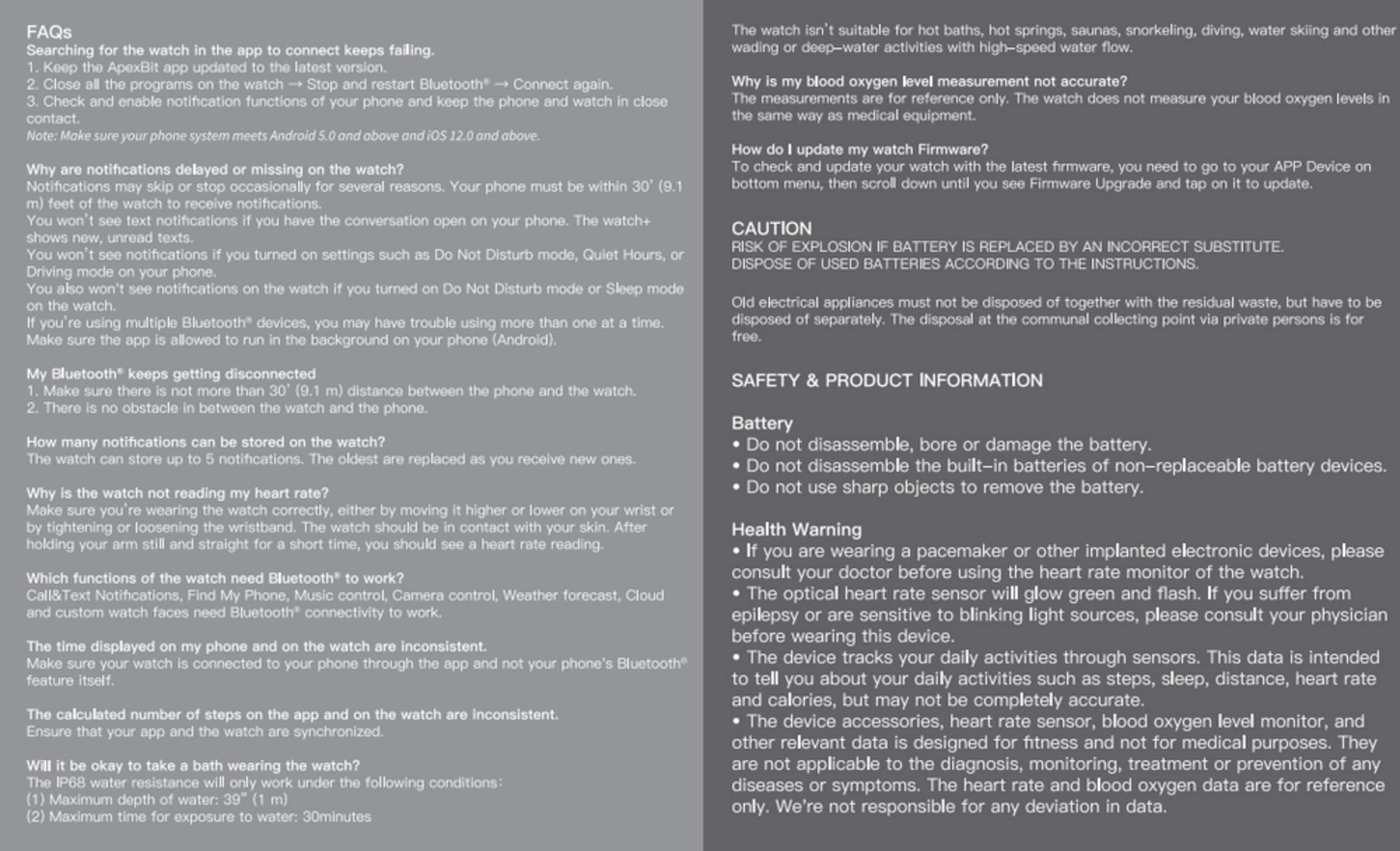 ApexFit E02L Smartwatch with Touchscreen Display | Canadian Tire