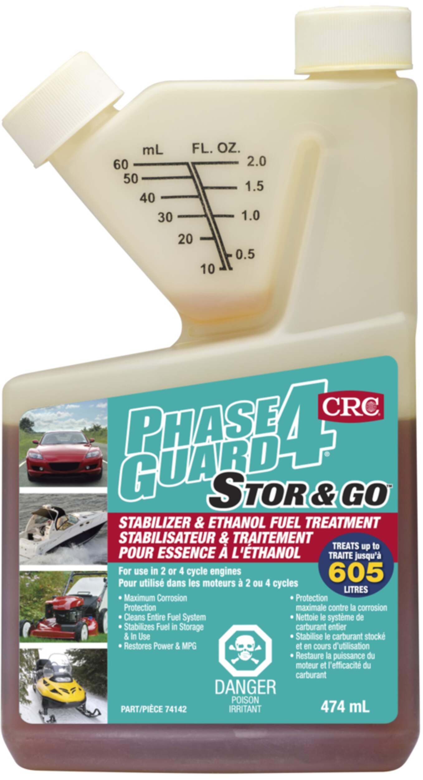 CRC PhaseGuard4 Stabilizer & Ethanol Fuel Treatment, 474-mL | Canadian Tire
