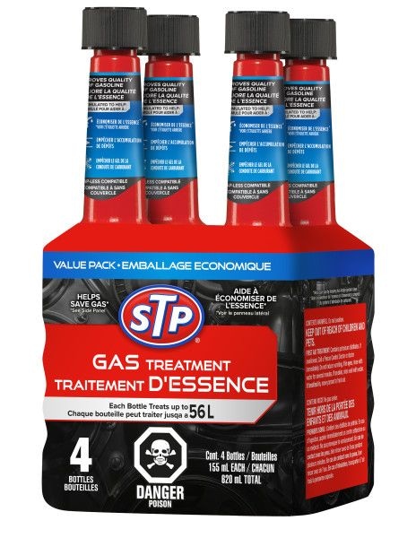 STP Gas Treatment Fuel Additive, 4-pK 155-mL | Canadian Tire