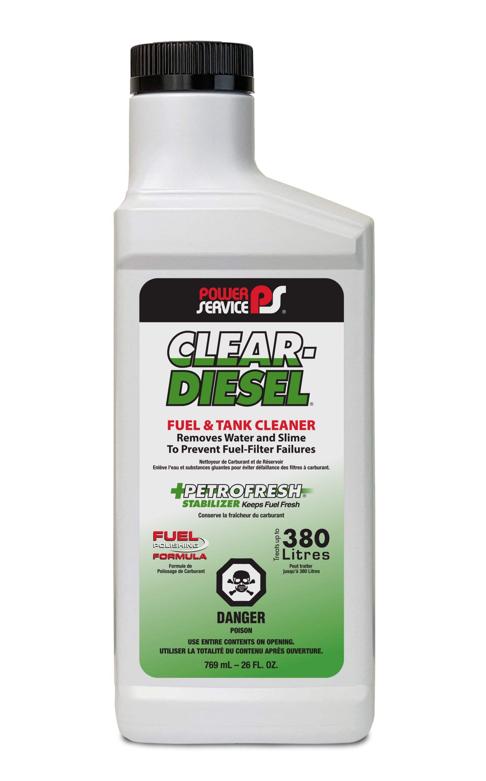 Power Service 09225-06 Clear Diesel Fuel & Tank Cleaner, 946-mL ...