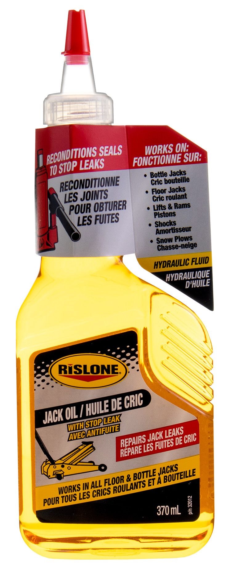 Rislone 32012 Hydraulics Jack Oil with Stop Leak, Amber, 370-mL ...