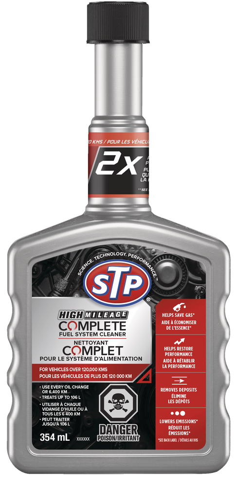 STP High-Mileage Complete Fuel System Cleaner, 354-mL | Canadian Tire