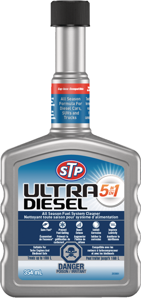 STP Ultra 5-in-1 Diesel All Season Fuel System Cleaner, 354mL ...