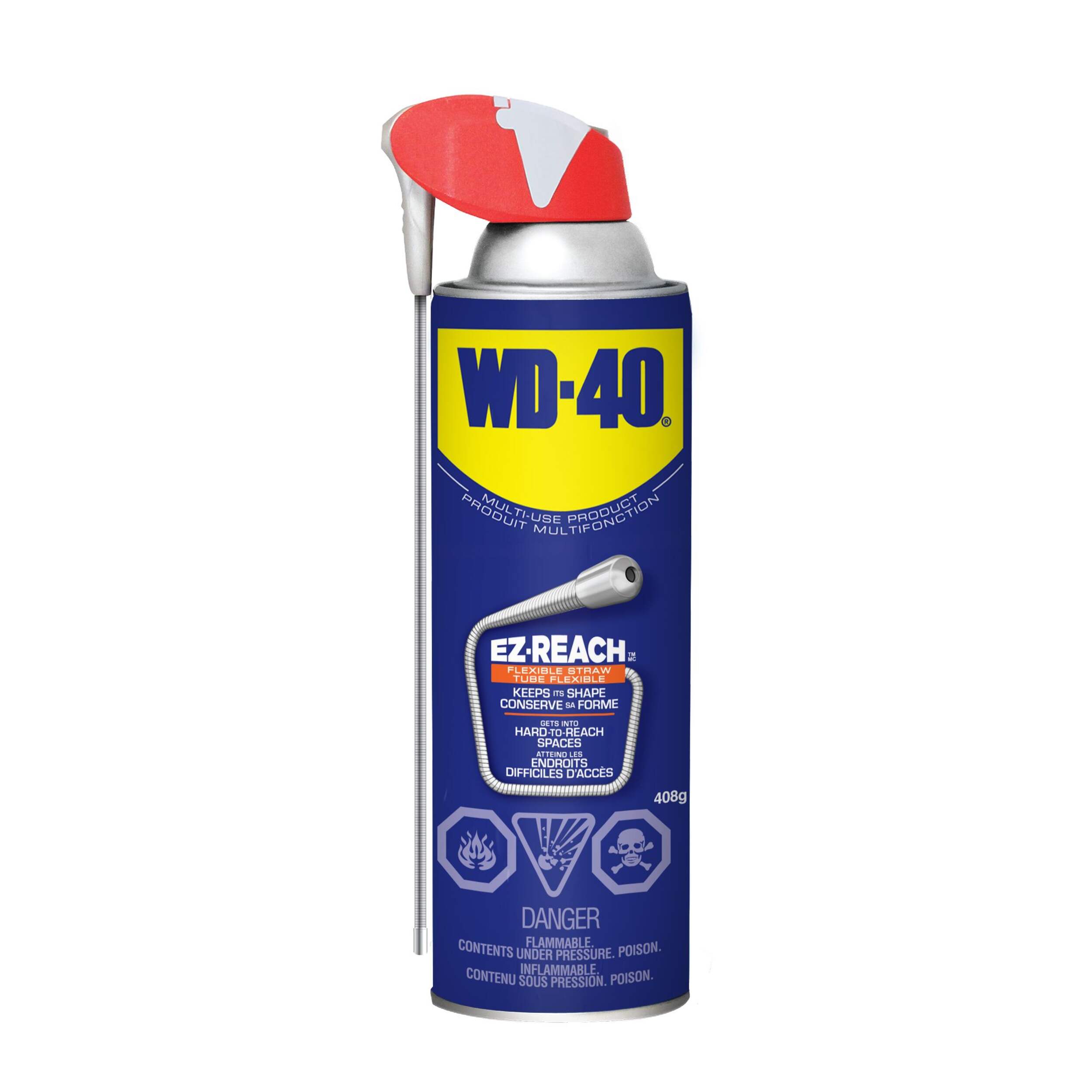 WD-40 EZ Reach Multi-Use Rust-Prevention Lubricant Spray, 408-g ...