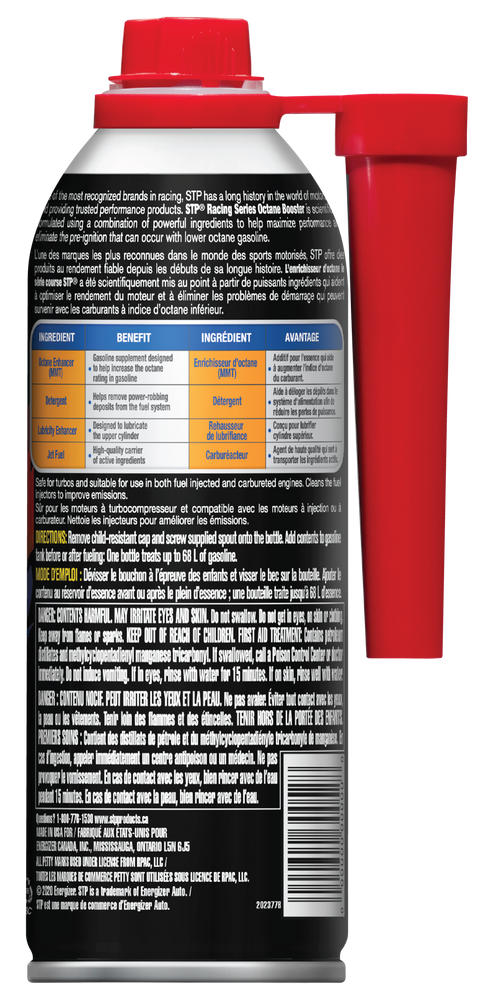 STP Racing Series Octane Booster, Power Formula with Fuel System Cleaner, 473-mL | Canadian Tire