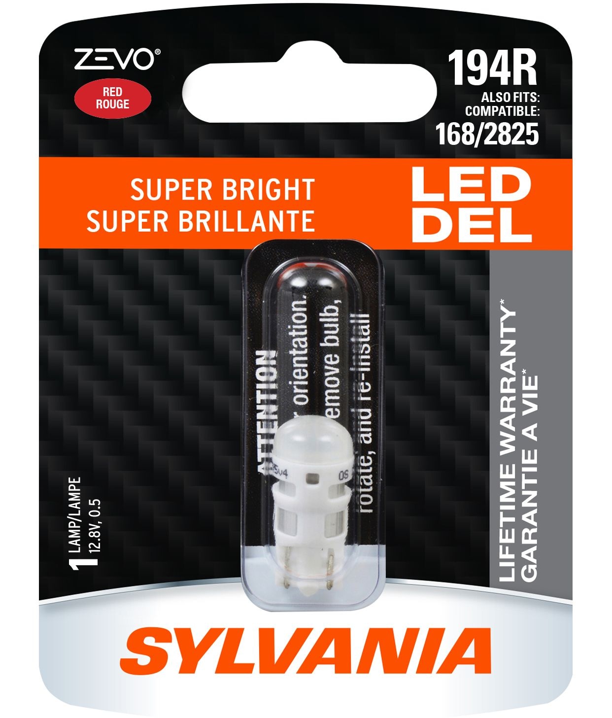 194R Sylvania ZEVO® Red LED Mini Bulb, Super Bright, 1-pk | Canadian Tire