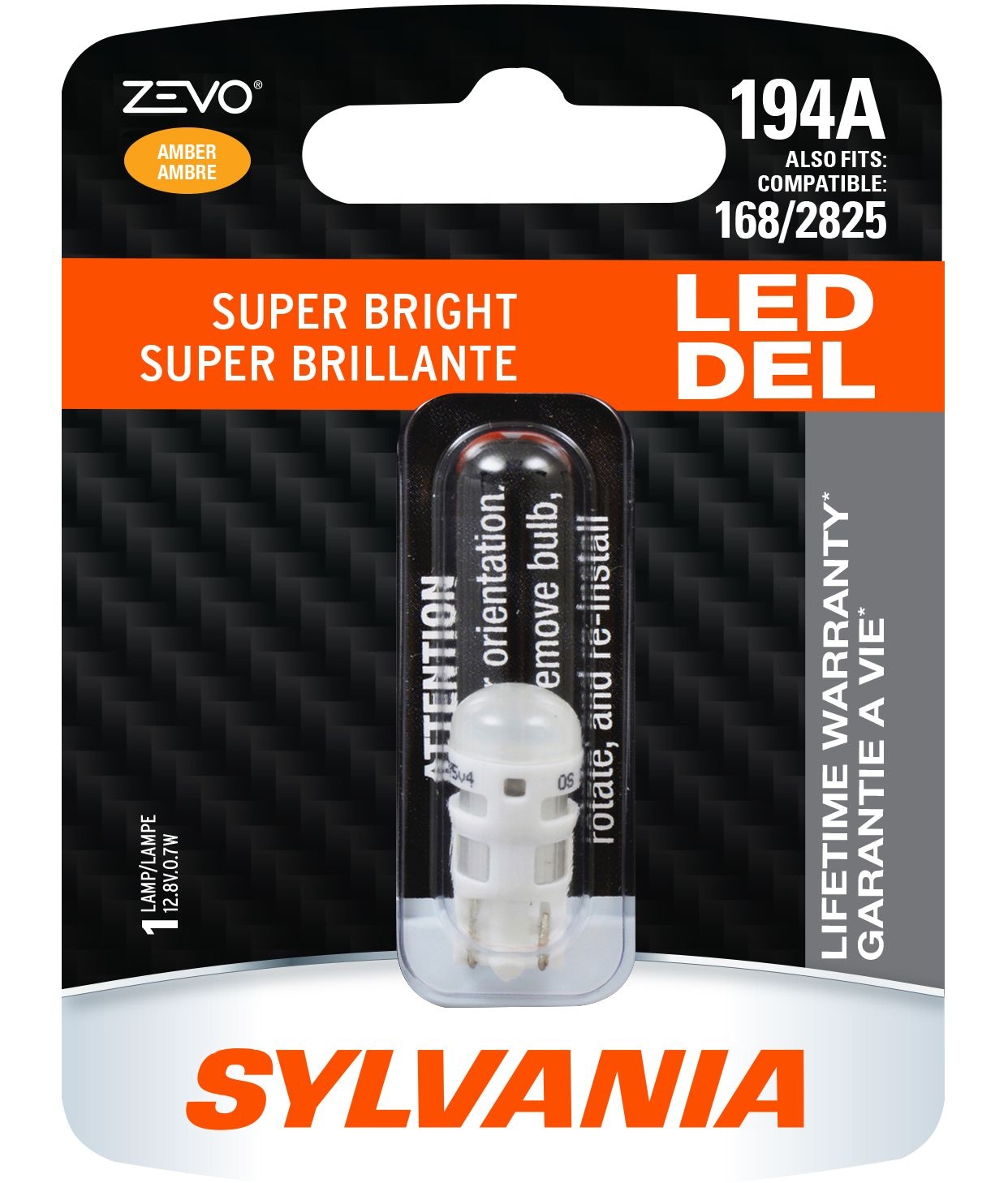 194A Sylvania ZEVO® Amber LED Mini Bulb, Super Bright, 1-pk | Canadian Tire