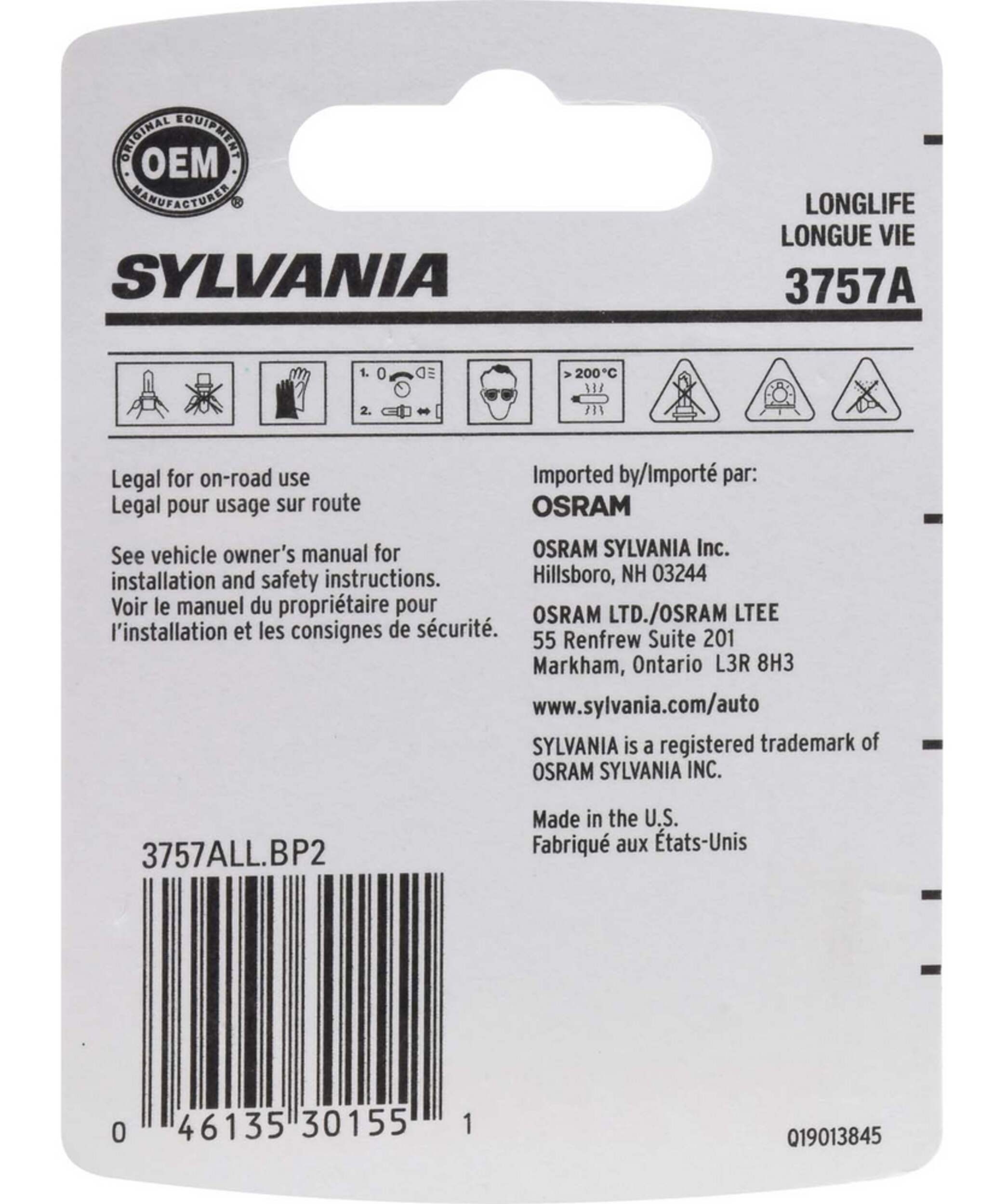 3757A Sylvania Long Life Mini Bulb, 2-pk | Canadian Tire