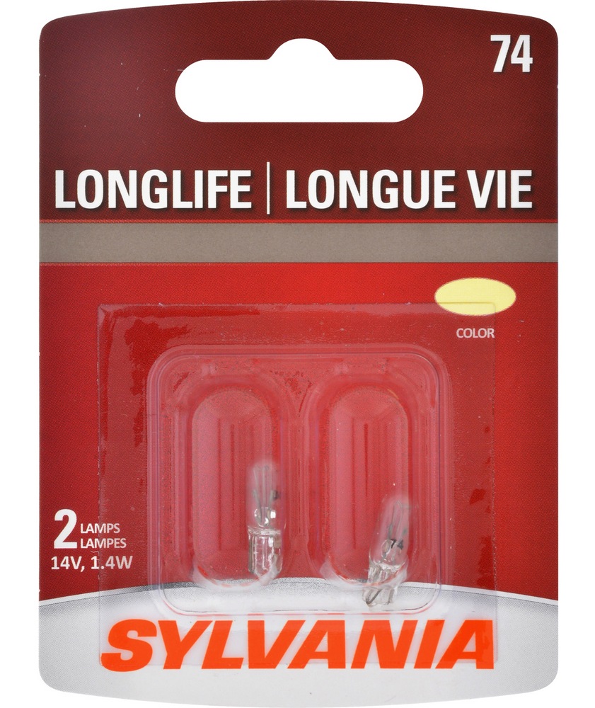 74 Sylvania Long Life Mini Bulb, 2-pk | Canadian Tire