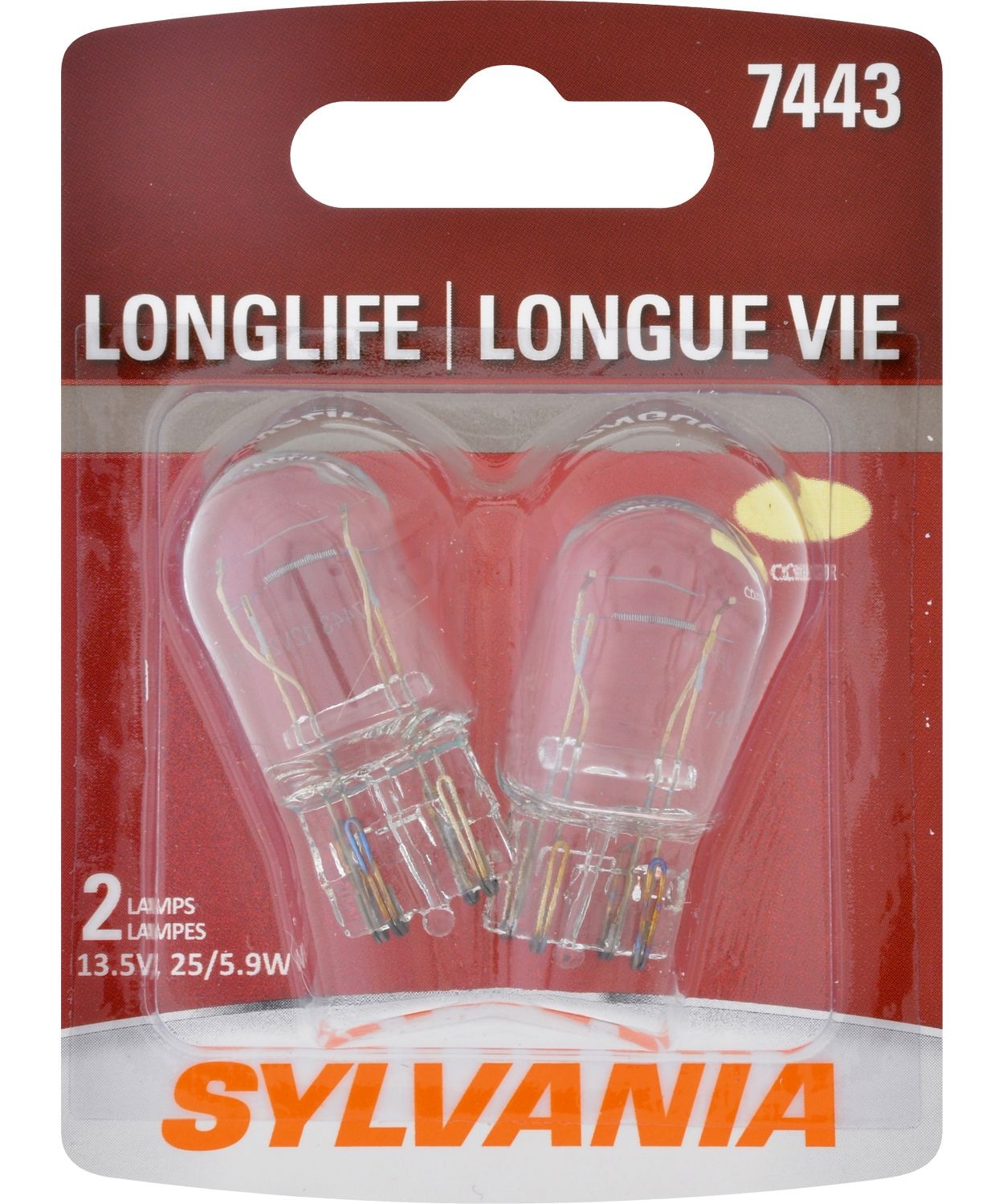 SYLVANIA 7443 Long Life Mini Bulb, 2-pk | Canadian Tire
