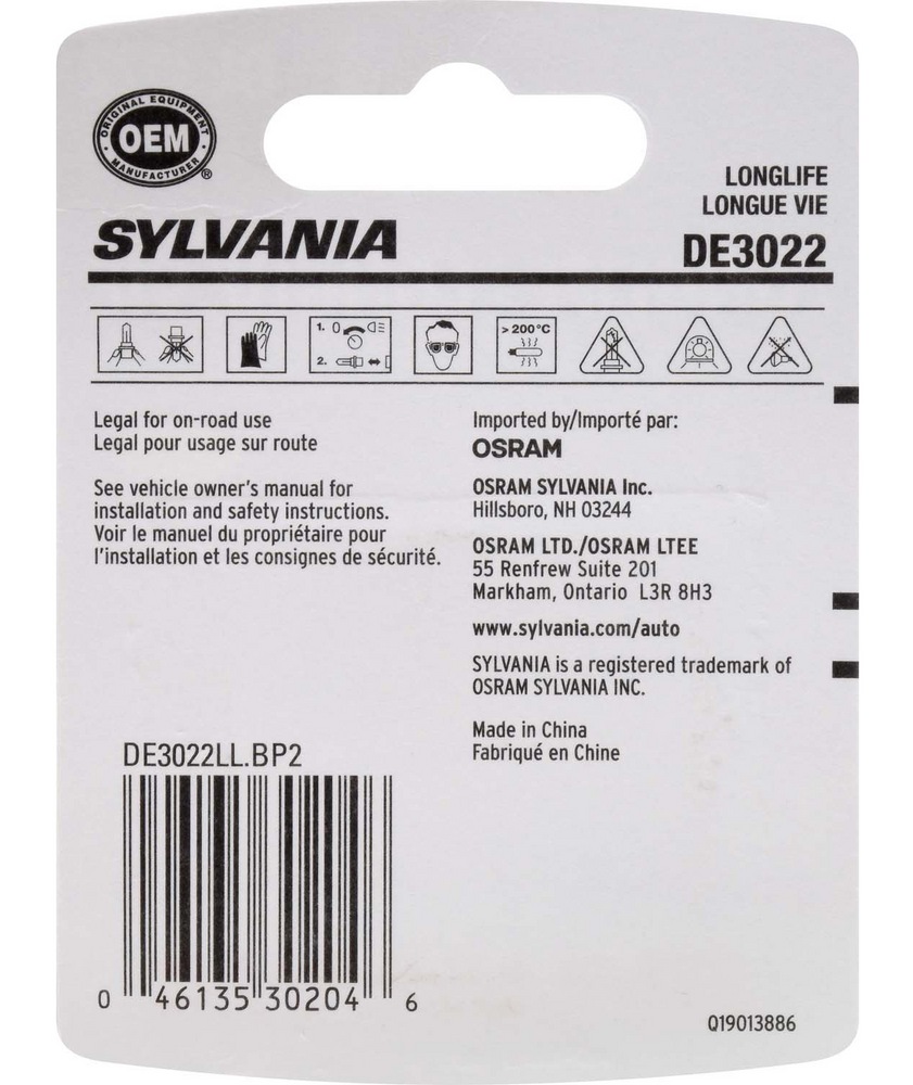 DE3022 Sylvania Long Life Mini Bulb, 2-pk | Canadian Tire