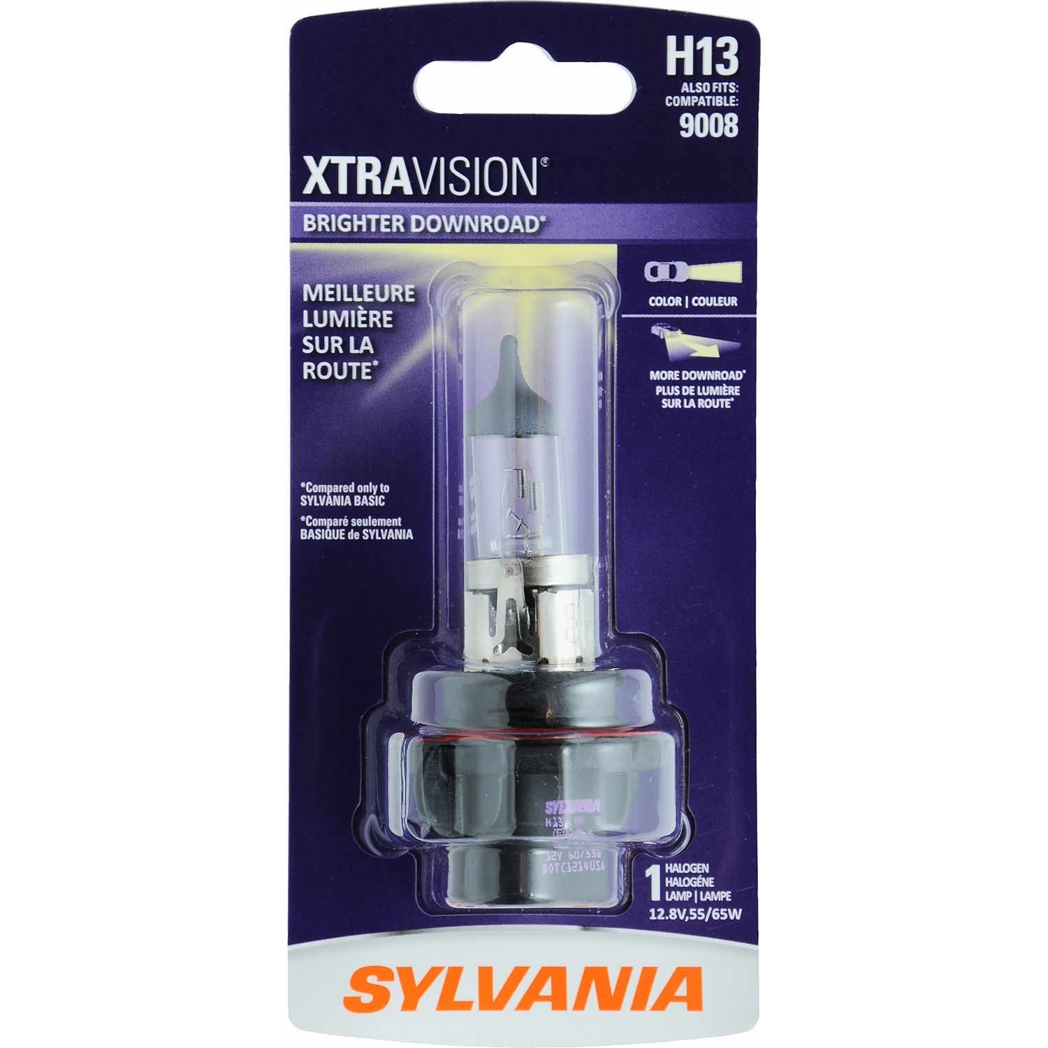 Sylvania H13 Halogen Headlight Bulb, 1-pk | Canadian Tire
