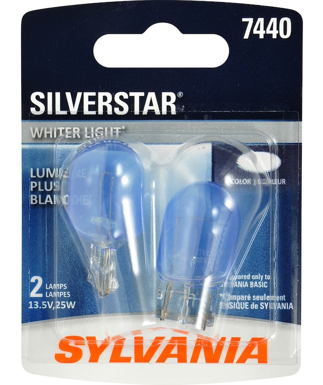7440 Sylvania SilverStar® Mini Bulb, Whiter Light, 2-pk | Canadian Tire