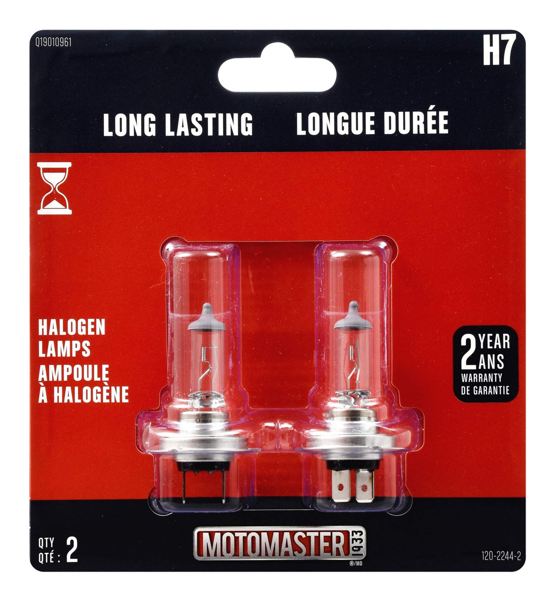 H7 MotoMaster Long Lasting Halogen Bulb, 2-pk | Canadian Tire