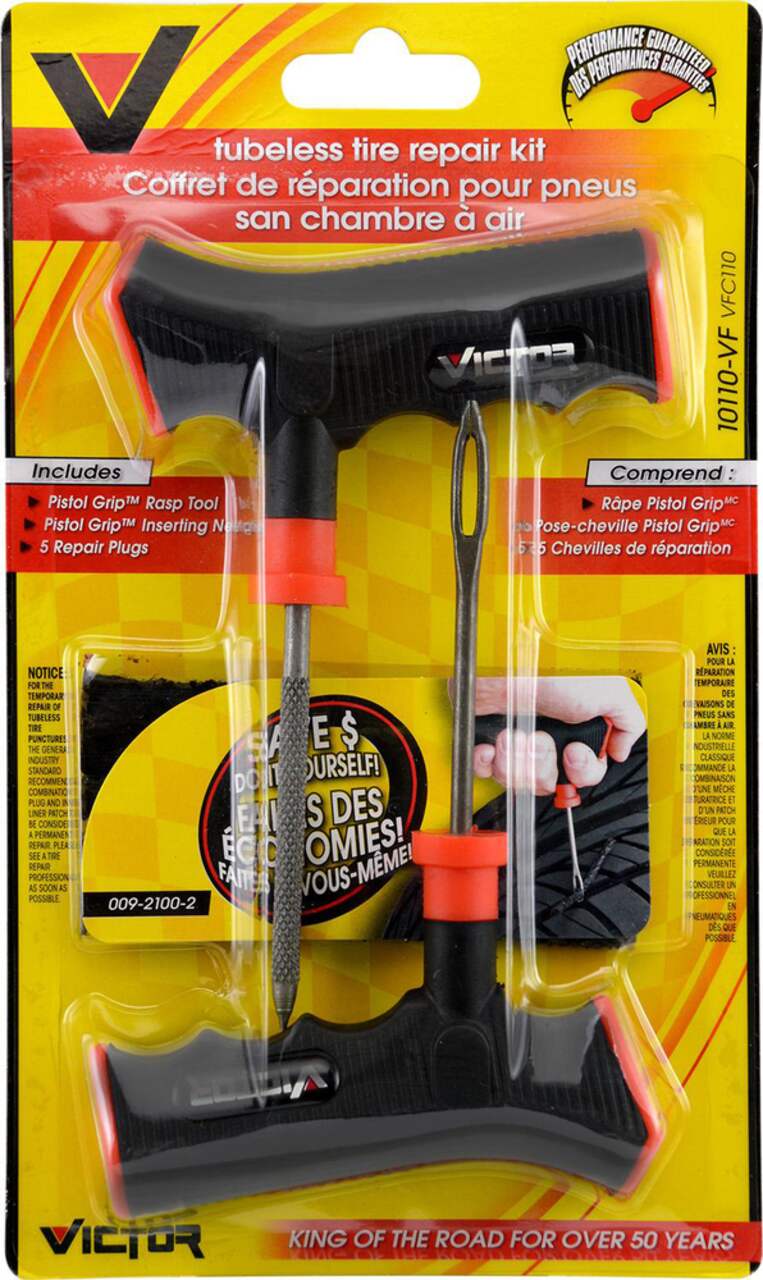Victor Premium Tubeless Tire Repair Kit Canadian Tire