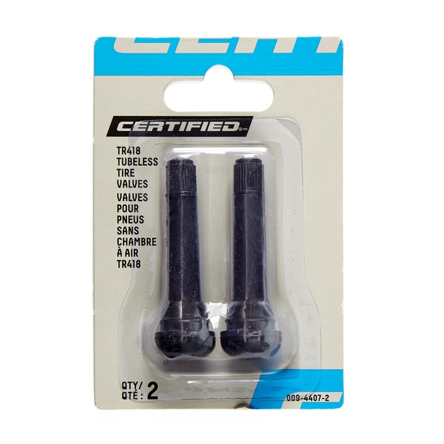 Certified TR418 Rubber & Copper Tubeless Tire Valves, 2-pcs | Canadian Tire