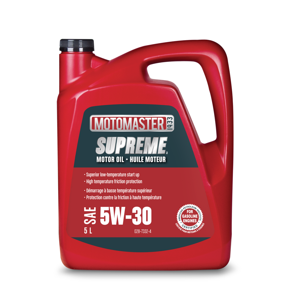 MotoMaster Supreme Assorted-Viscosity Conventional Engine/Motor Oil, 5 ...