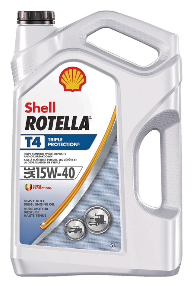 Shell Rotella® T4 Triple Protection® 15W40 Heavy-Duty Conventional ...