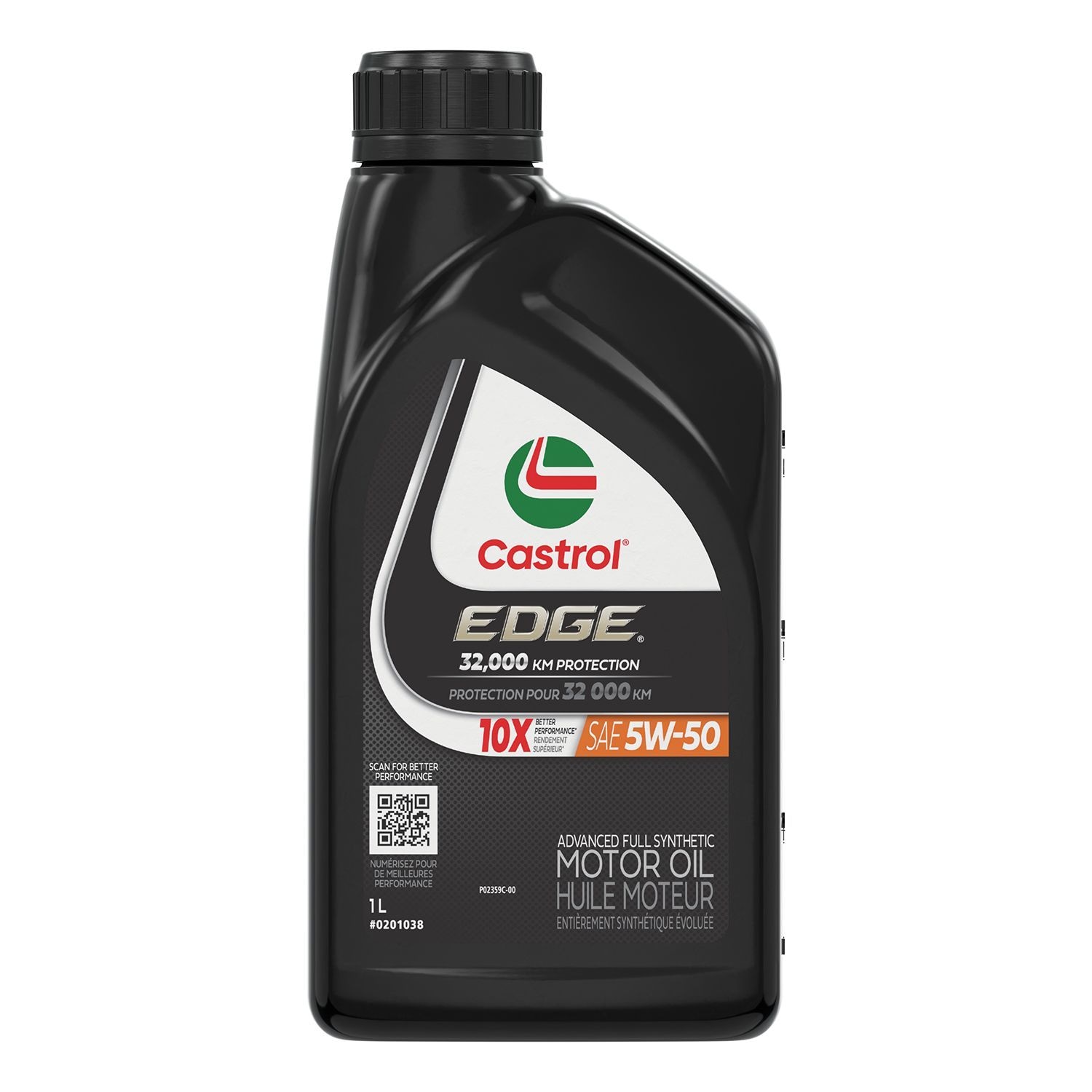 Castrol EDGE 5W50 Synthetic Engine/Motor Oil, 1-L | Canadian Tire