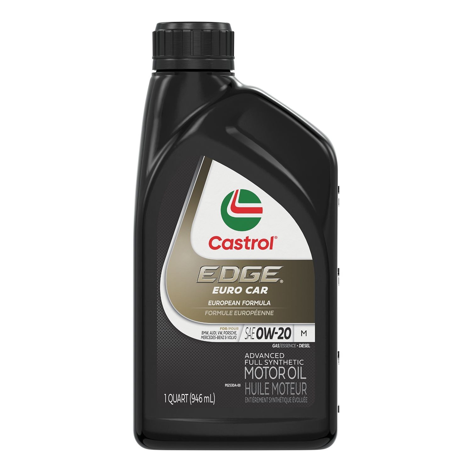 Castrol Edge Synthetic Euro M 0W20 Motor Oil, 946-mL | Canadian Tire