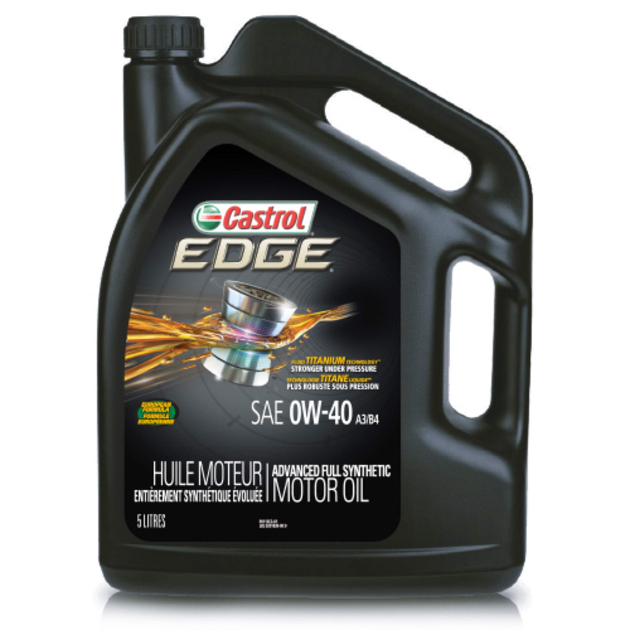 Castrol EDGE SYNTEC 0W40 Synthetic Engine/Motor Oil, 5-L | Canadian Tire