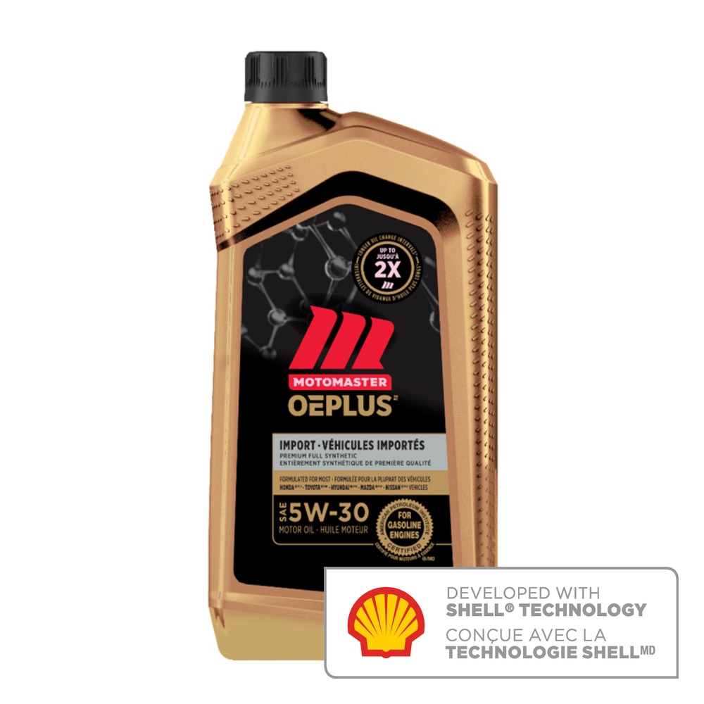 Huile synthétique à moteur MotoMaster OEPLUS 5W30, qualité supérieure ...