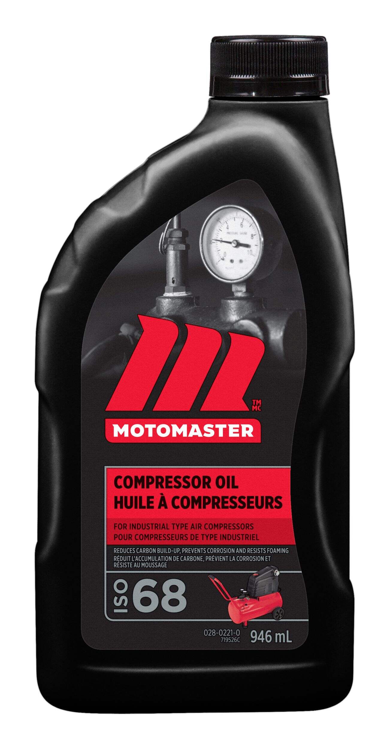 Huile de compresseur MotoMaster pour compresseurs industriels ISO 68 ...