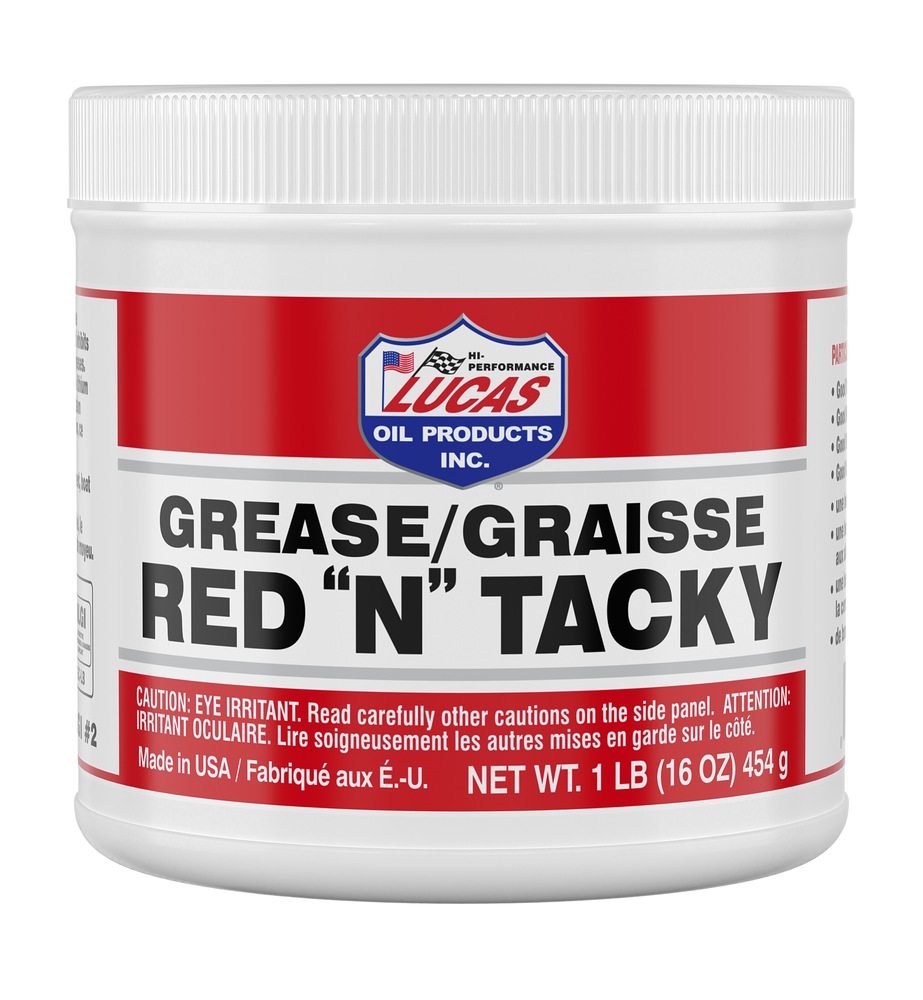 Lucas Oil Red "N" Tacky Grease Multi-Purpose EP Grease , 16-oz ...