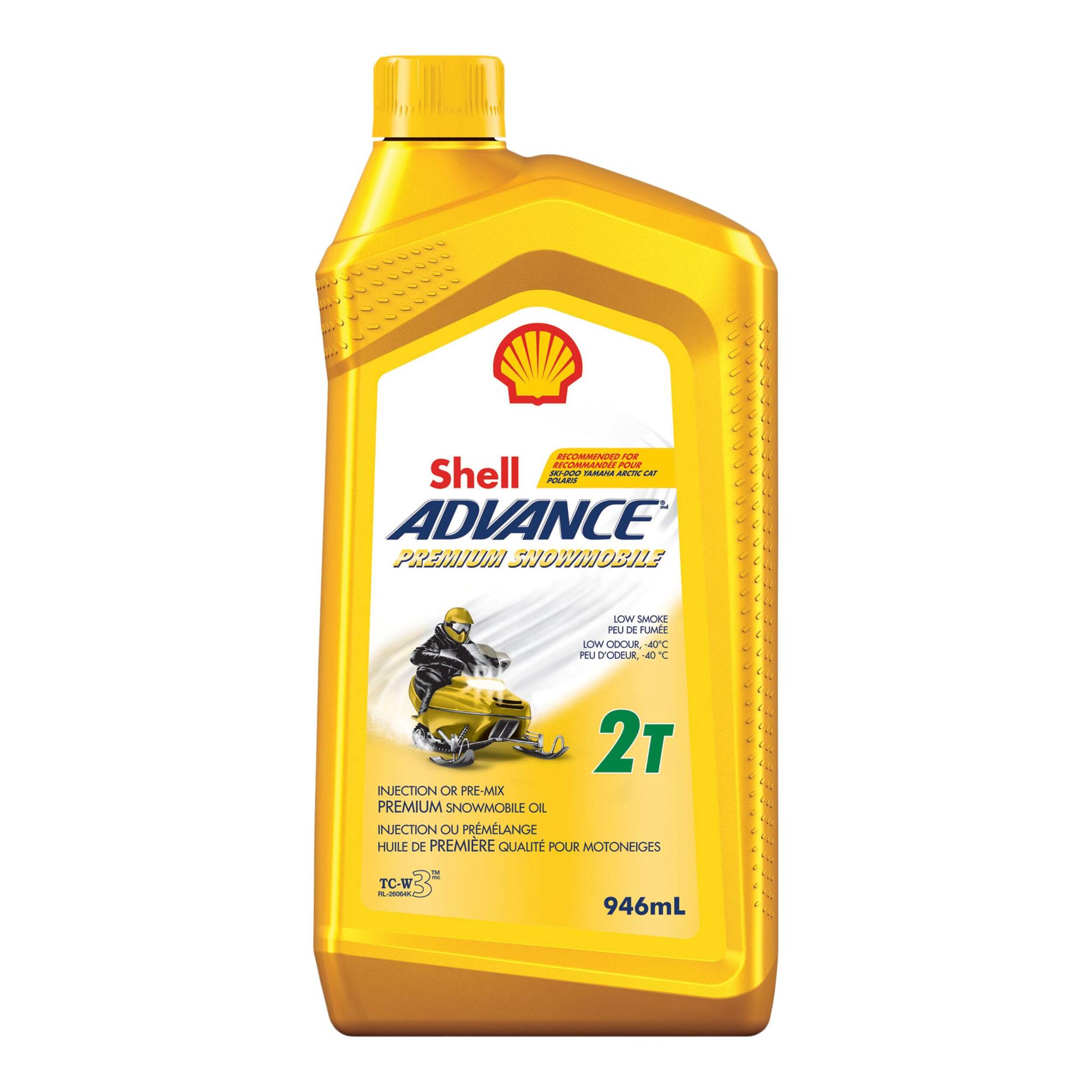 Shell Advance 2-Stroke Premium Snowmobile Oil, 946-mL | Canadian Tire