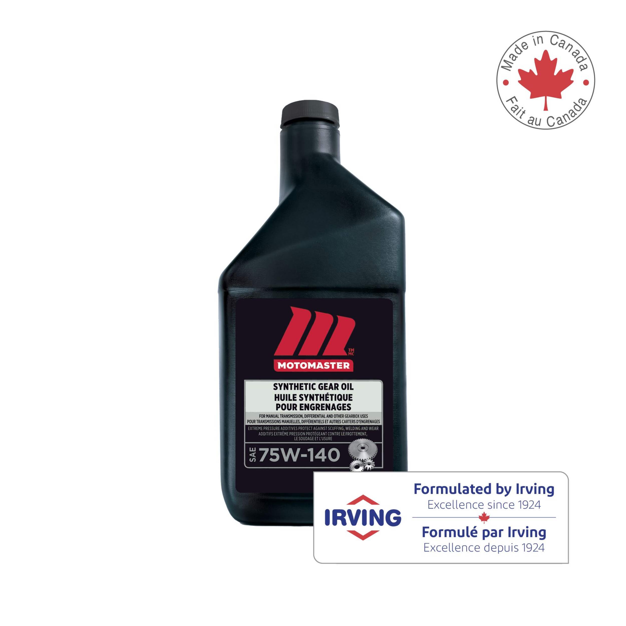MotoMaster Synthetic Gear Oil 75W140, 946-mL | Canadian Tire