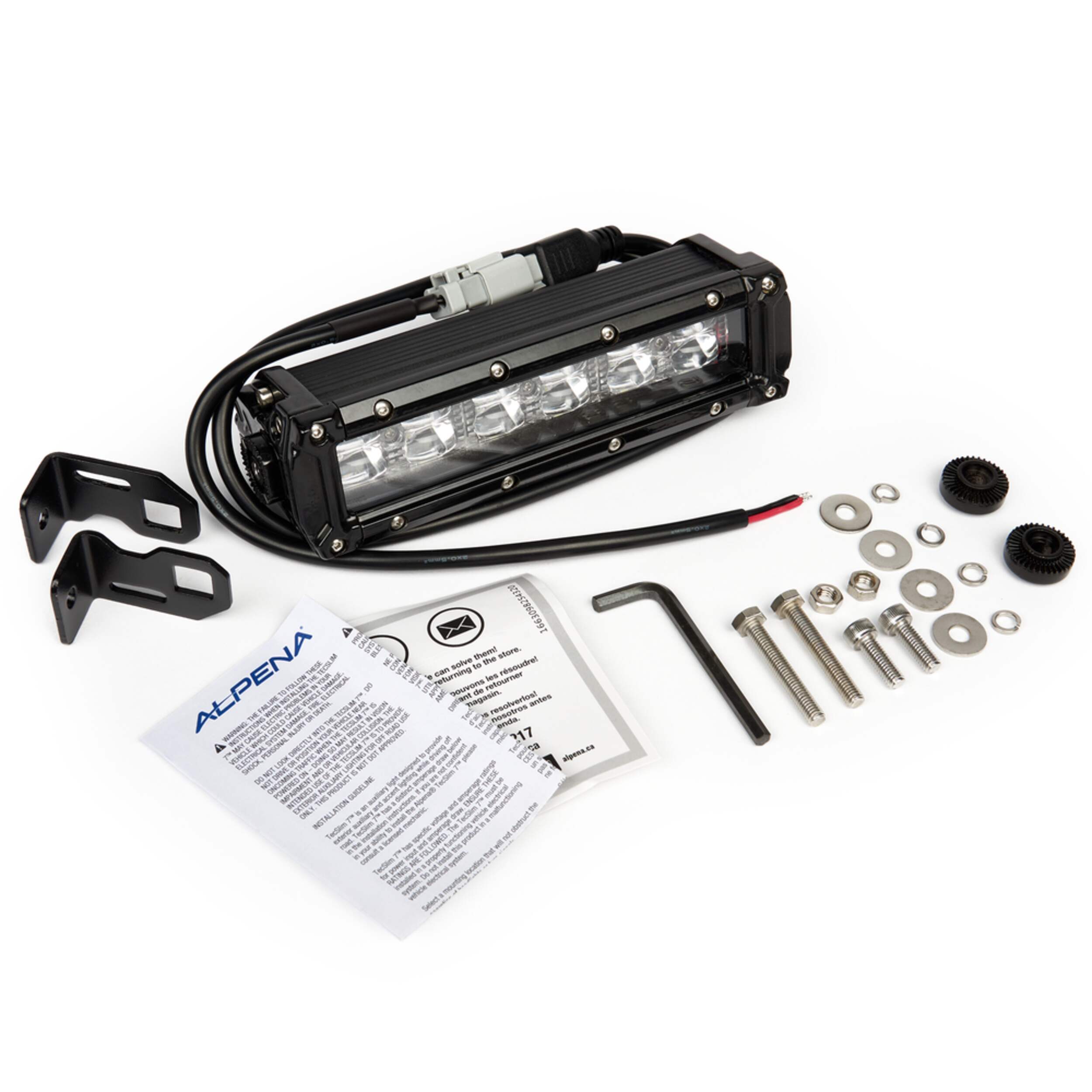 Alpena Brite LED Slim 7 12-24V Auxiliary LED Spotlight/Light Bar ...