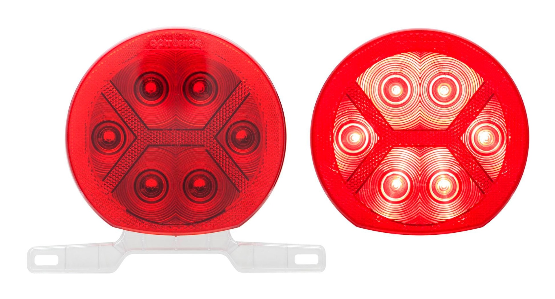 Optronics RVSTL10K LED Round RV Tail Light Kit, Red, 2-pc | Canadian Tire