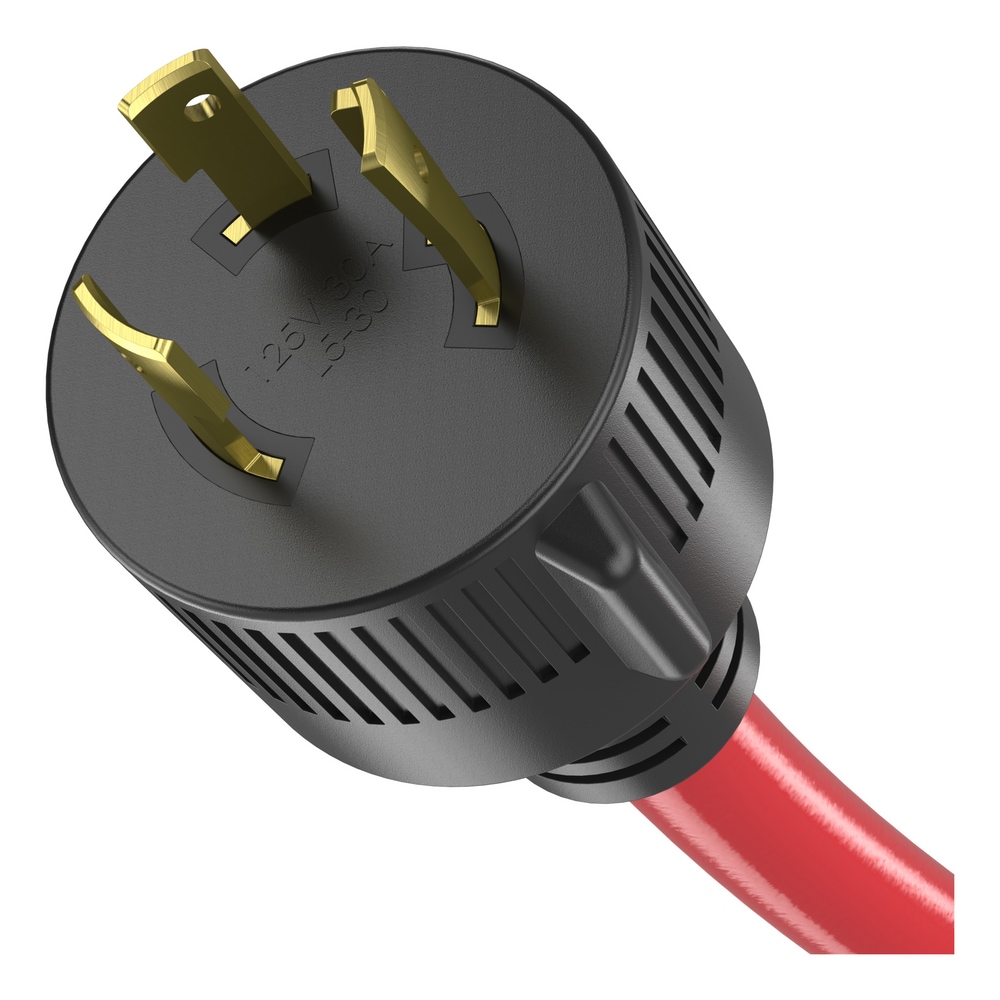 Energizer 30A 25-ft Triple-Outlet Extension Cord, Red | Canadian Tire