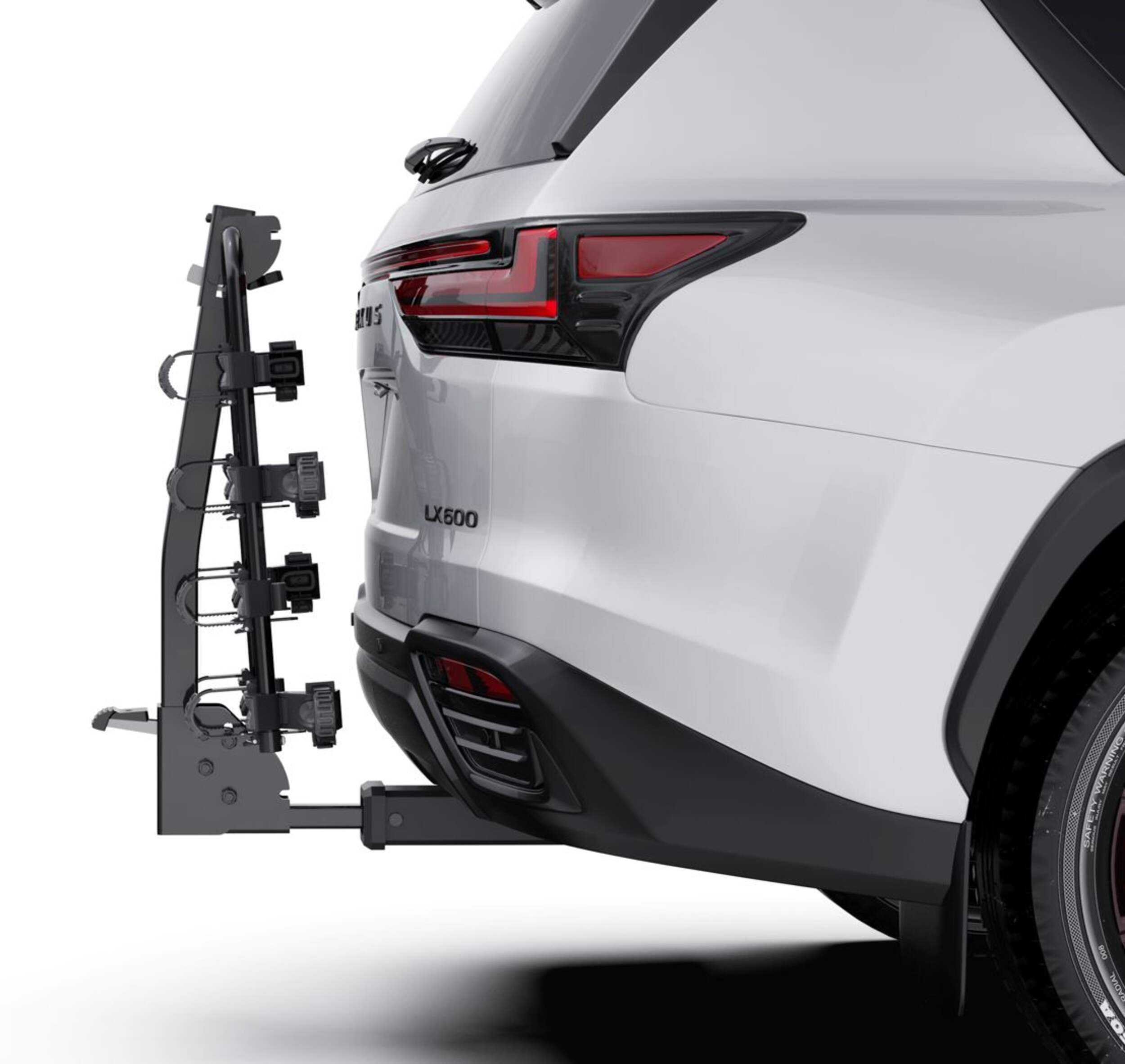 Raleigh 4 Dual Arm Hitch Mounted Hanging Bike Carrier, 4-Bikes ...