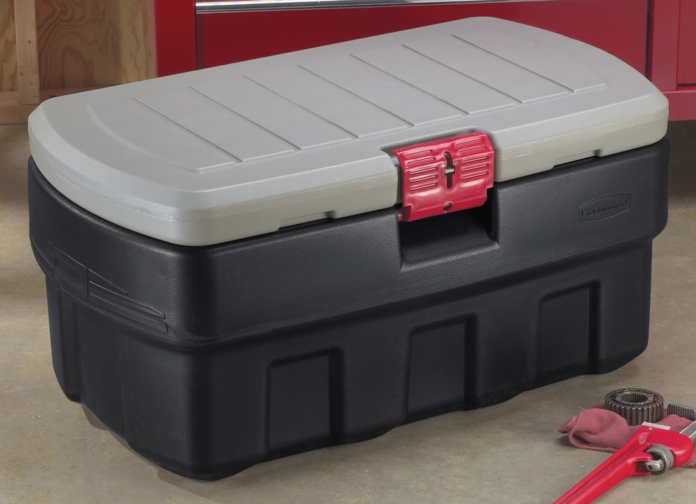 Rubbermaid Action Packer Plastic Lockable Storage Container, Stackable ...