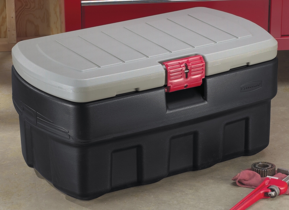 Rubbermaid Action Packer Plastic Lockable Storage Container, Stackable ...