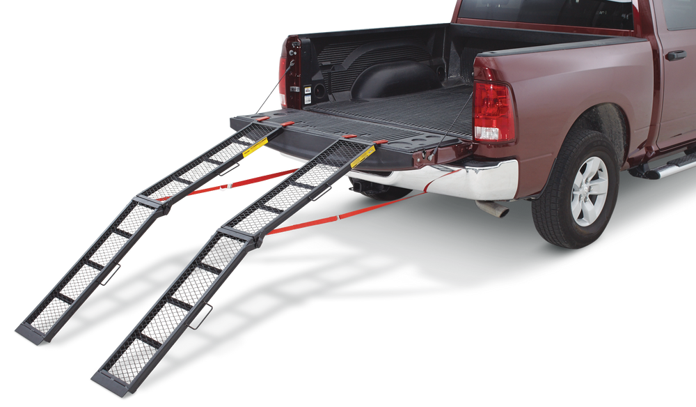 Prime 1 Power Sport Steel Mesh Center Folding Loading Ramp, 80 x 11-in ...