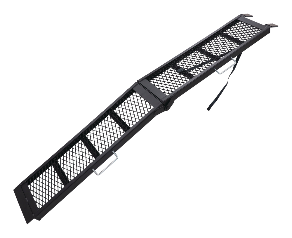 Prime 1 Power Sport Steel Mesh Center Folding Loading Ramp, 80 x 11-in ...