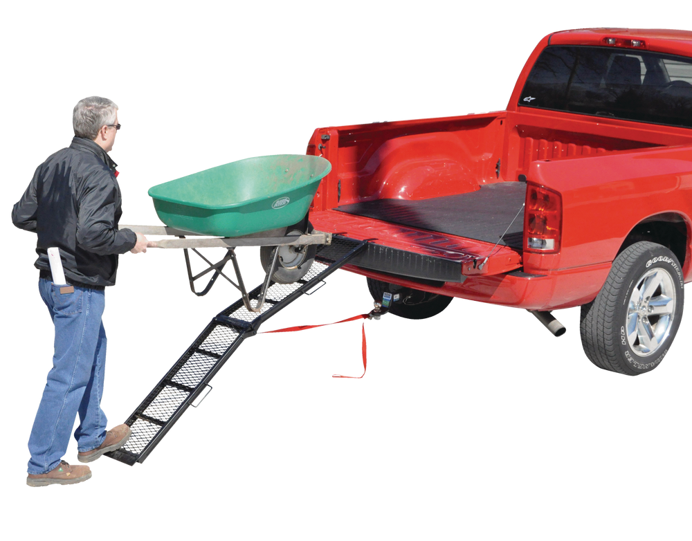 Prime 1 Power Sport Steel Mesh Center Folding Loading Ramp, 80 x 11-in ...