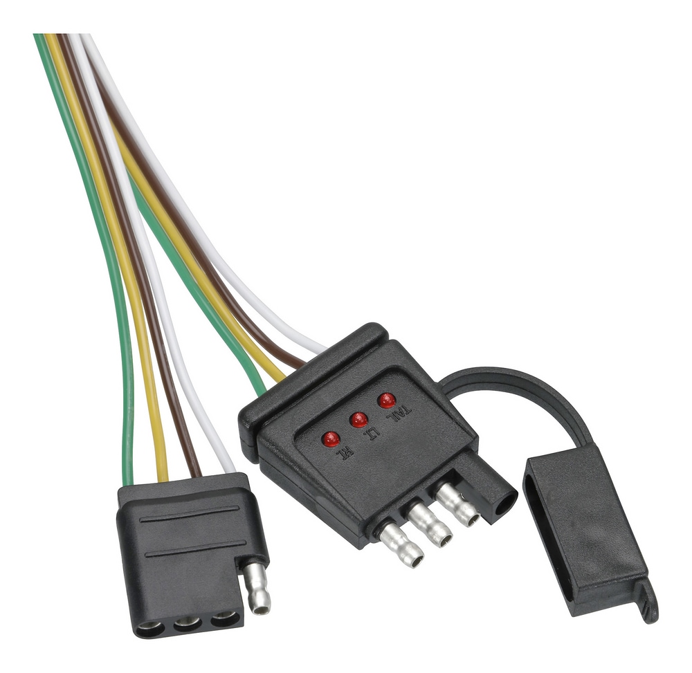 REESE Towpower 4-Way Flat Vehicle & Trailer Wiring Connector Loop with ...