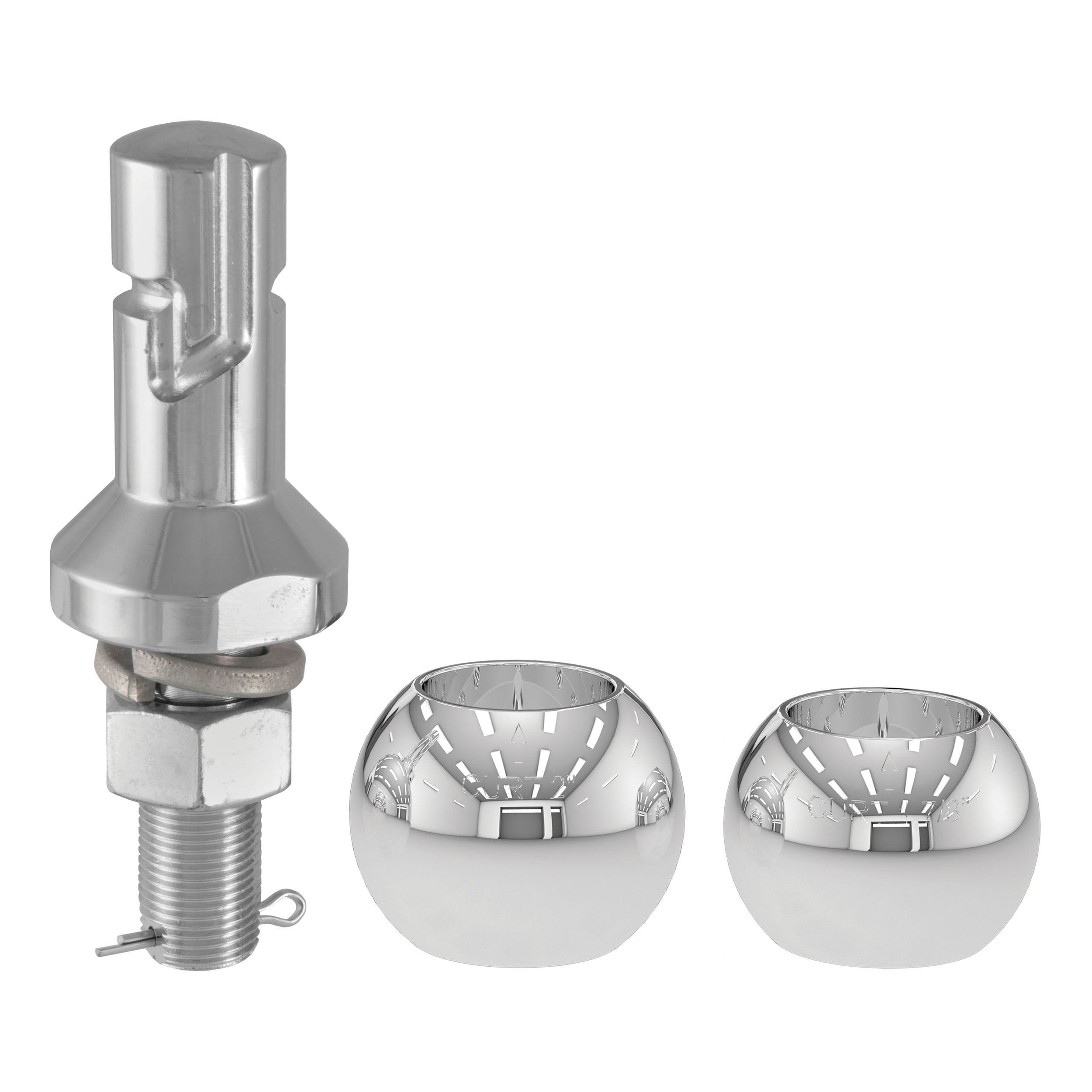 CURT 41783 Switch Ball Set (1-7/8-in & 2-in Balls, 3/4-in x 2-1/4-in ...