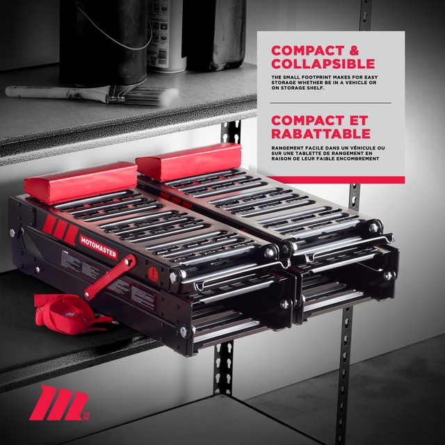 MotoMaster 2-in-1 Multi-Use Steel Foldable Ramp Set | Canadian Tire