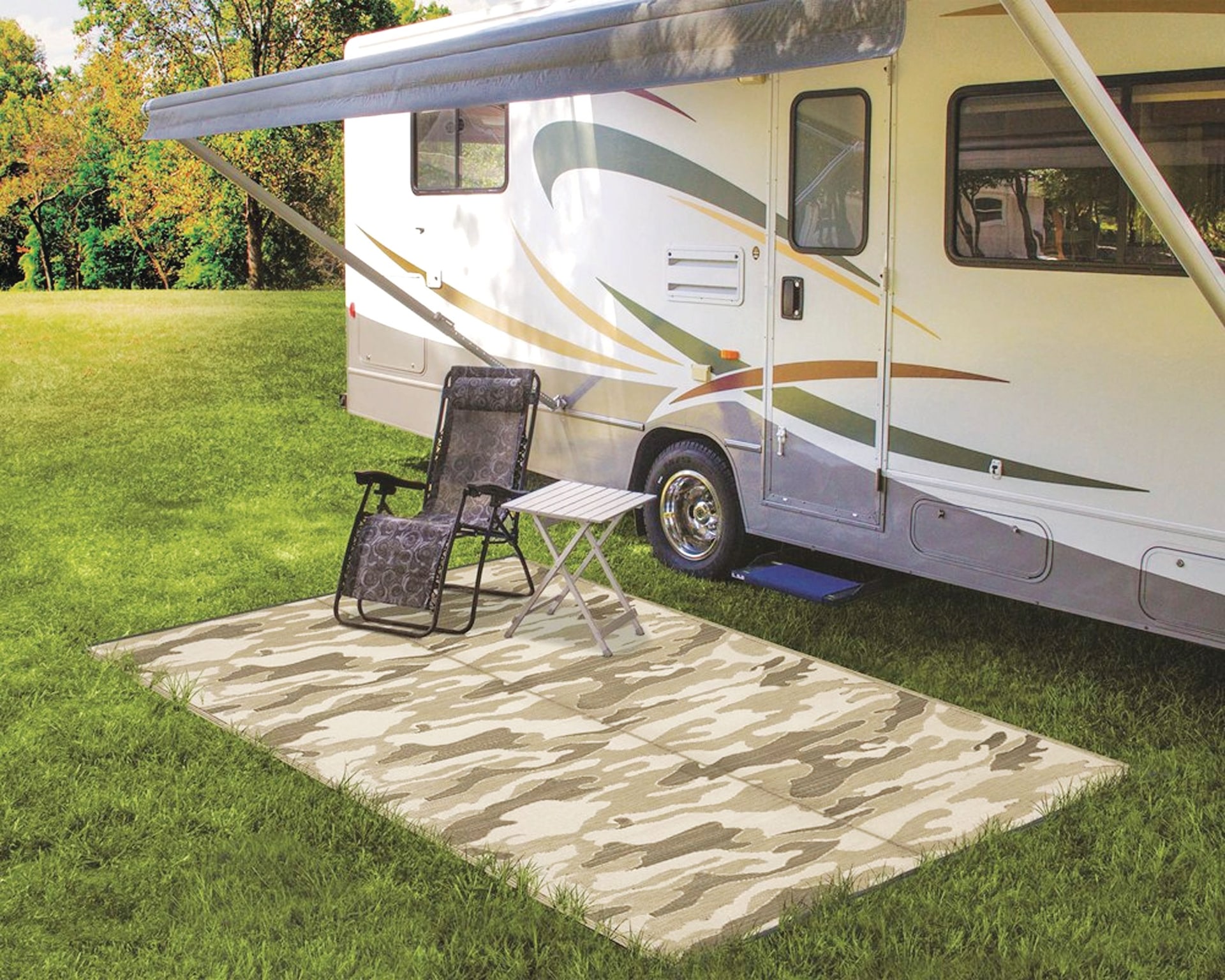 CAMCO Outdoor Mat, 6 x 9-in, Camo | Canadian Tire