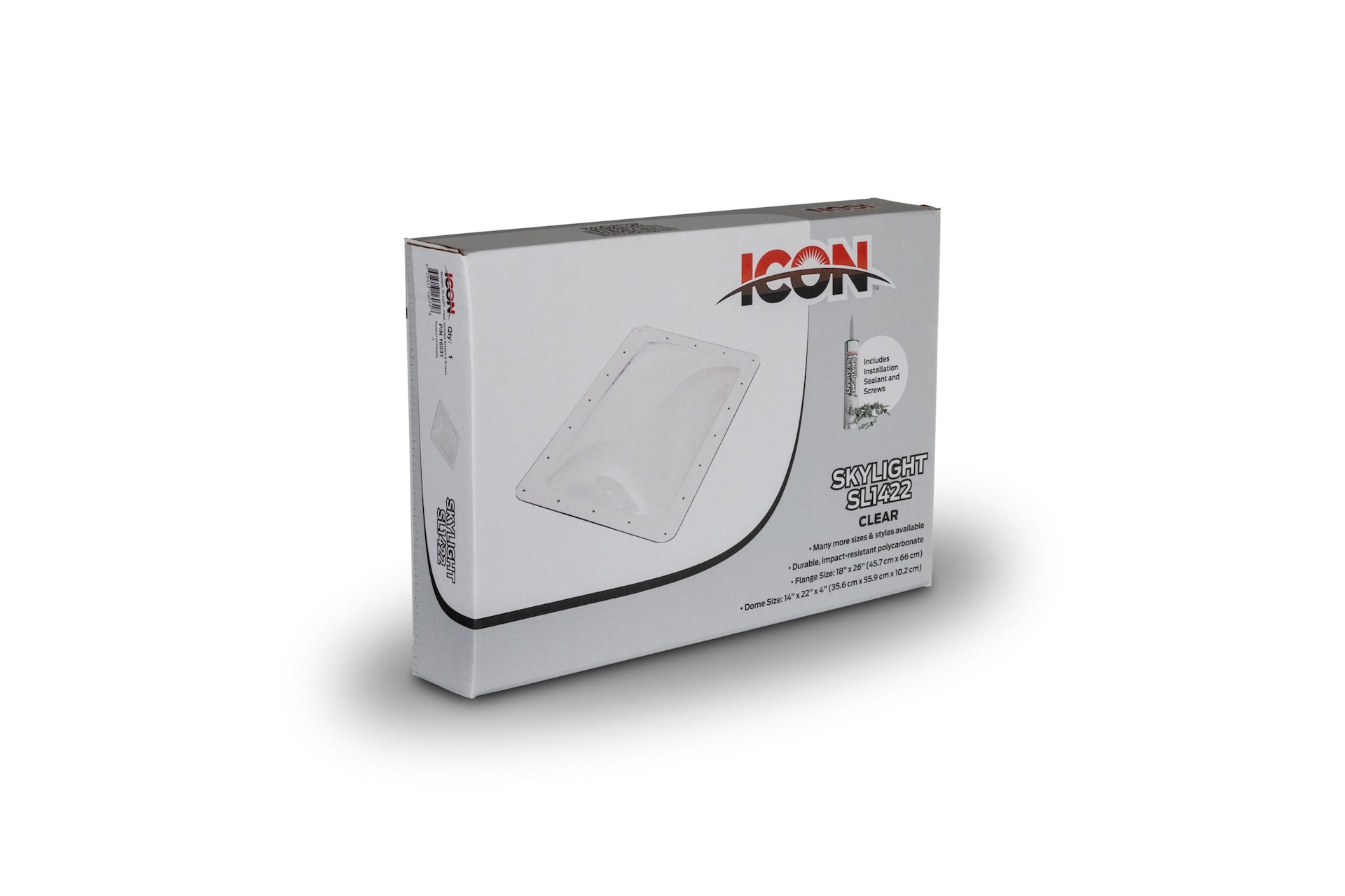 Icon RV Skylight Kit, 14 x 22-in, Clear | Canadian Tire