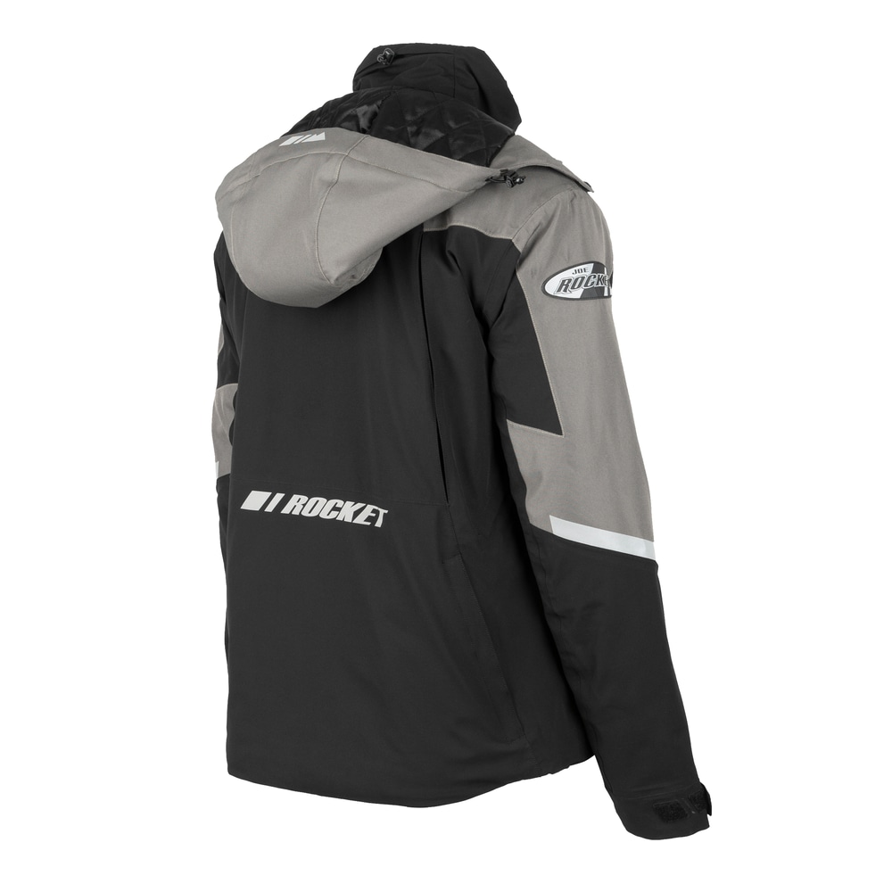 Joe Rocket Racing Men's Snowmobile Winter Jacket, Grey/Black, Assorted ...