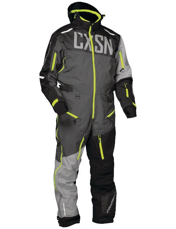 Castle X Men's Monosuit, Charcoal/Silver/Hi-Vis | Canadian Tire