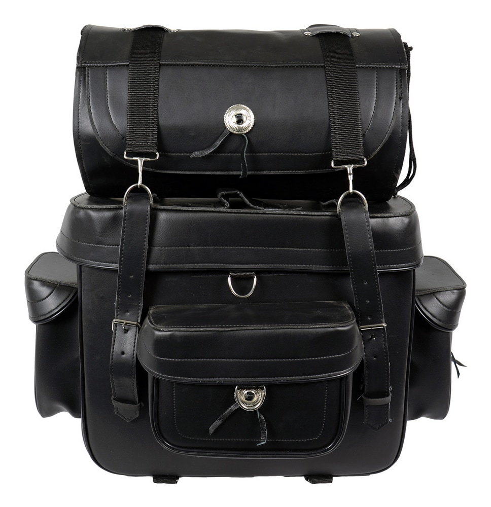 Raider PVC Premium Motorcycle Touring Storage Luggage Bag, 18-in x 16 ...