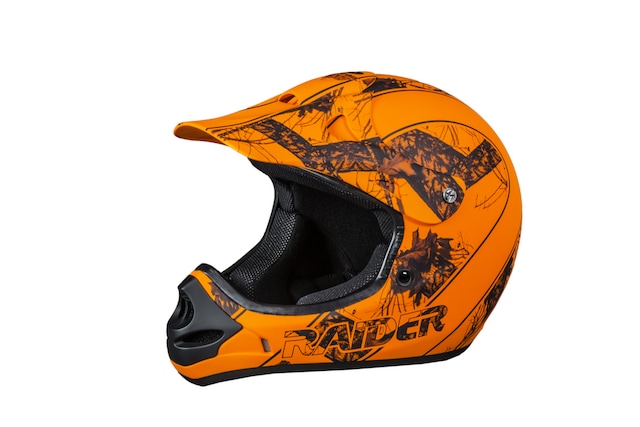 Raider Ambush Adult MX Helmet, Mossy Oak Blaze Orange Camo, Assorted ...