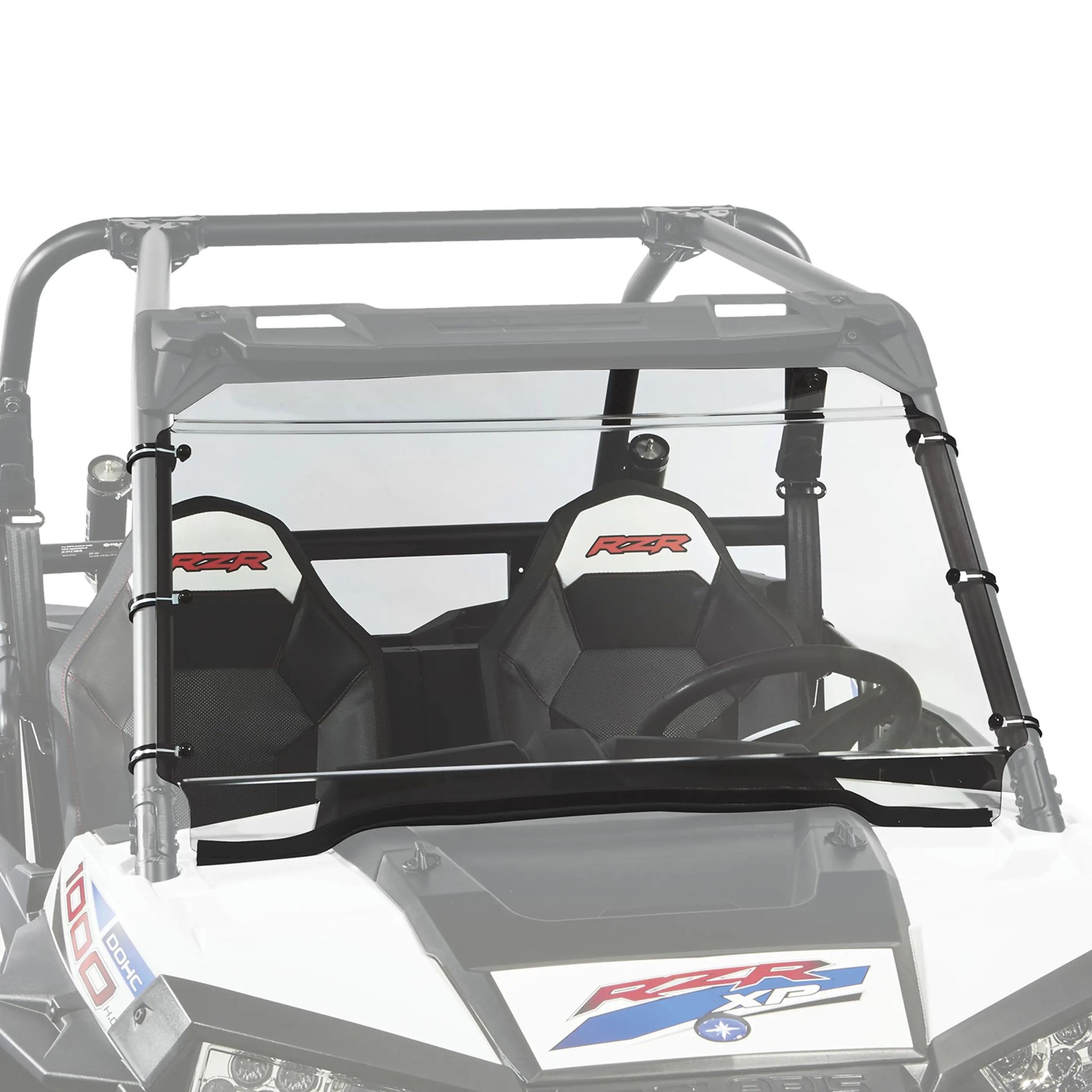 Kolpin Hard Coated Full Fixed UTV Windshield for Polaris RZR 1000 ...